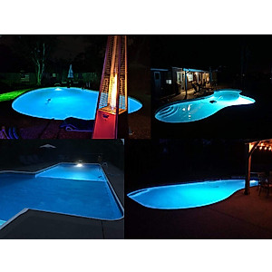 TOVEENEN LED Pool Light Bulb 120V 60W 6000lm High Bright White 6500K Pool Bulb Replacement for Pentair Hayward Inground Pool