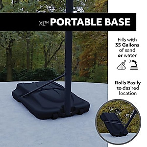 Lifetime Portable Basketball Hoop, 54 Inch Steel-Framed Acrylic Backboard