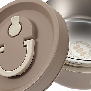 Hemoton Soup Cup Lunch Soup Bowl Insulated Stainless Steel Food Jar Soup Container with Handle Lunch Cup for Adults and Students to Carry Lunch Container