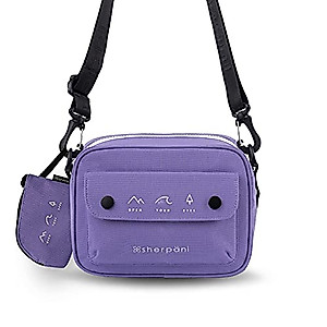 Sherpani Osaka, Small Crossbody Bag with Coin Purse, Small Shoulder Bag, Cross Body Bag, Christmas Gifts, Purses for Women (Iris)