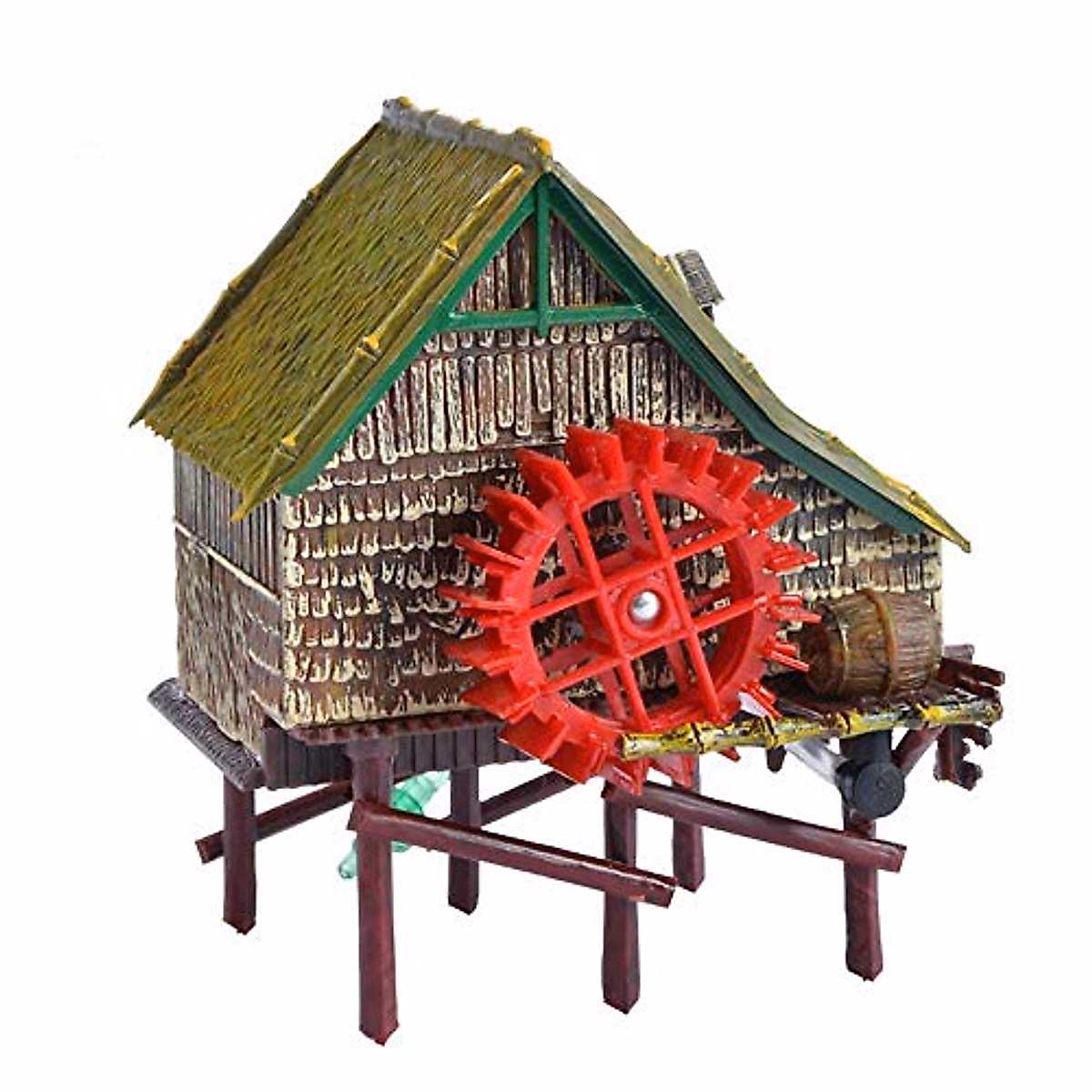 Saim Windmill Live Action Aquarium Ornaments/Air Pump Aquarium Bubble Decorations