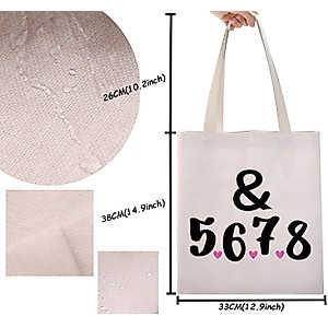 TSOTMO Live Love Dance Canvas Tote Bag &5678 Gift Dancer Canvas Tote Bag Dance Teacher Gift Canvas Tote Bag Travel Case (Dance Canvas)