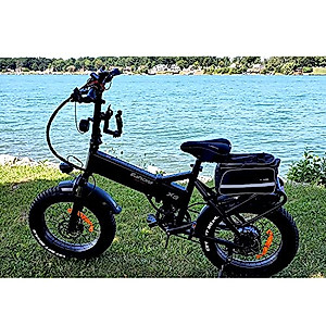 eAhora Upgraded X5 750W Electric Bike for Adults,30MPH Fat Tire Electric Bike with 48V/15AH Removable Battery,20 inch Folding Electric Bike with Shimano 7-Speed, Cruise Control