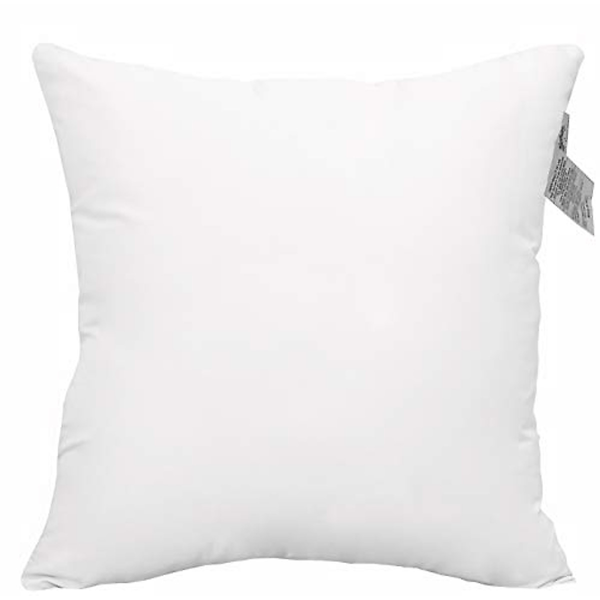 ACCENTHOME 18x18 Pillow Inserts ( Pack of 4 ) Hypoallergenic Throw Pillows Forms | White Square Throw Pillow Insert | Decorative Sham Stuffer Cushion Filler for Sofa , Couch , Bed & Living Room Decor