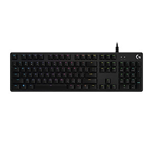 Logitech G512 SE Lightsync RGB Mechanical Gaming Keyboard with USB Passthrough - Black (Renewed)