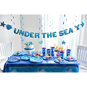 American Greetings Mermaid Party Supplies, Banner Decoration Kit (7-Count)