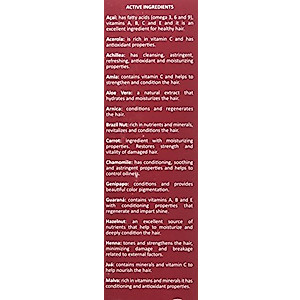 Surya Brasil - Henna Cream for Gray Coverage, Semi Permanent Natural Henna Deep Conditioning Hair Color Treatment, Black, 2.37 oz / 70 ml