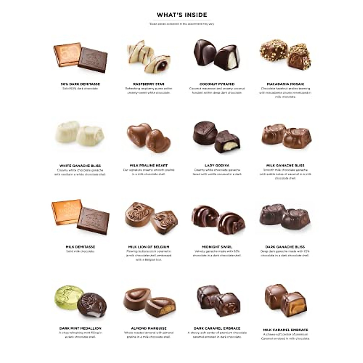 Godiva Chocolatier Assorted Chocolate Gold Gift Box, Striped Ribbon, Great Gift, Father's Day Gift, 36 pc