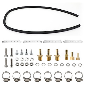 Piodelo 40k Transmission Oil Cooler Kit Compatible with Heavy Duty 40,000 GVW Max with Mounting Hardware, Towing Applications and Advanced Cooling Protection Replace# LPD47391 47391