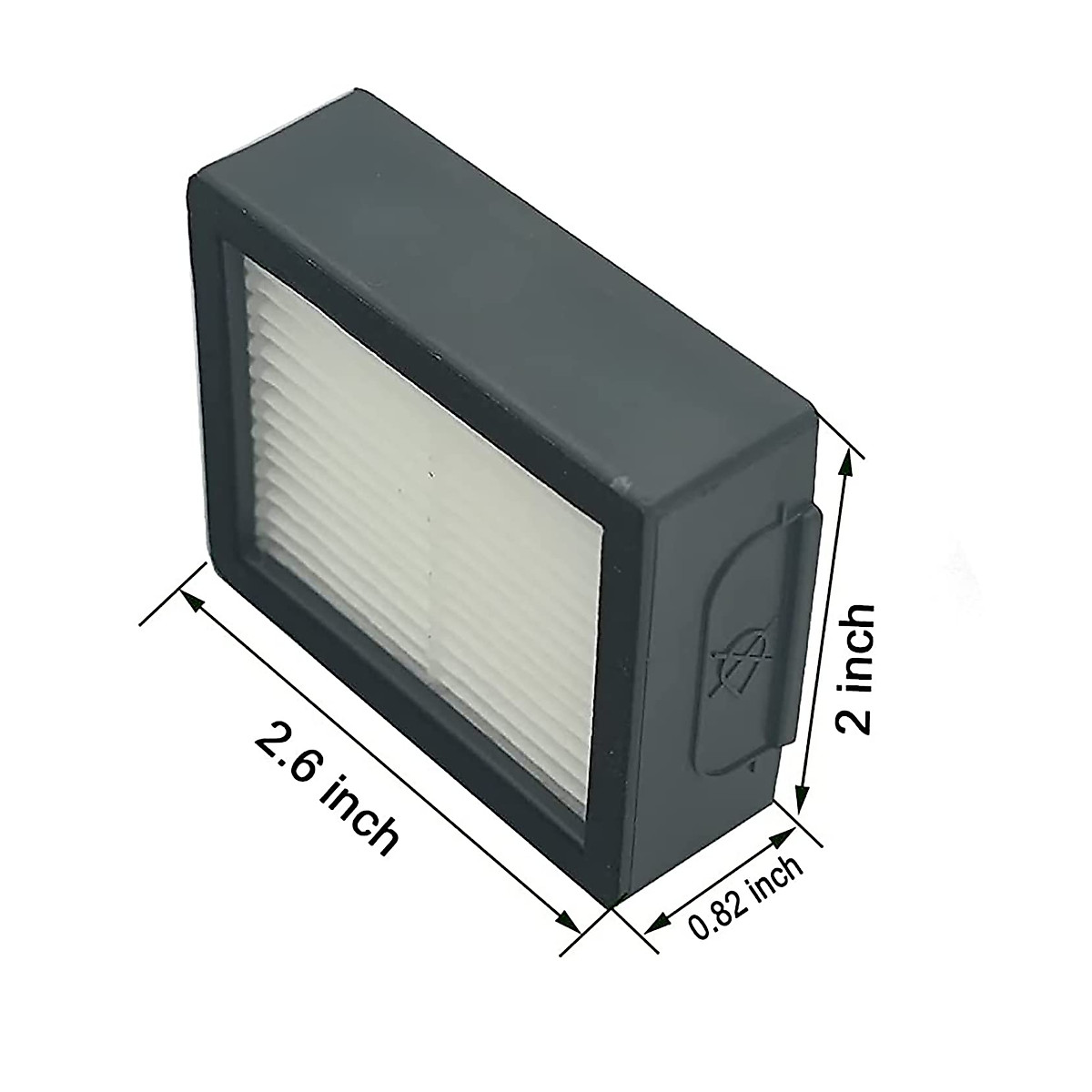 Replacement Filters Compatible with iRobot Roomba e, i, & j Series E5(5150) E6(6198) i3(3150) i3+(3550) i4(4150) i4+ i6 i6+(6550) i7(7150) i7+(7550) j7(7150) j7+(7550) Plus Robot Vacuums-6Pack