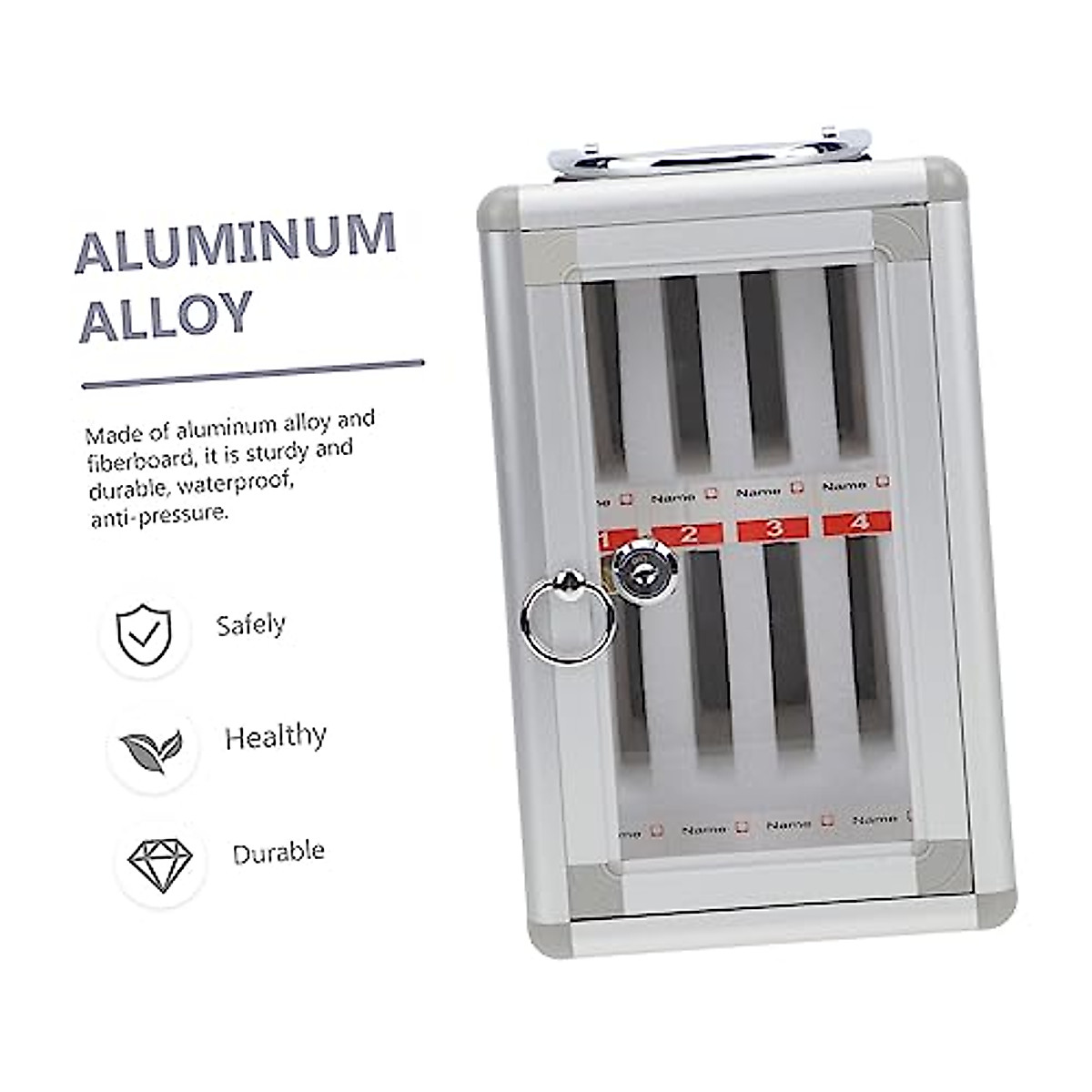 MAGICLULU Mobile Phone Safe Storage Cabinet with Lock Desk Speaker Smart Phone Cell Phone Cabinet Cell Block Phone Jail Fridge Locks Aluminum Alloy Frame, Fiberboard Phone Storage Box Locker