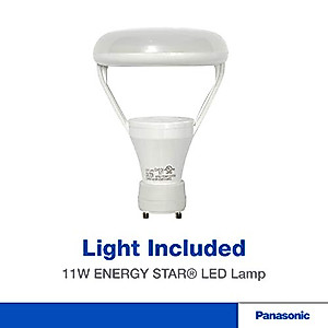 Panasonic FV-08VRE2 WhisperRecessed LED Designer Fan - Bathroom Exhaust Fan with Recessed LED Light - Quiet Energy Star-Certified Ceiling Fan 80 CFM