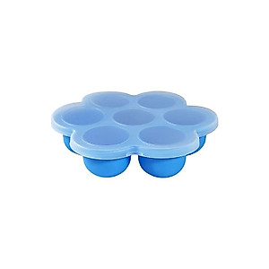 GeRRiT Silicone Egg Bites Molds Air Fryer Egg Mold，Pink Instant Pot Egg Bite Molders Pastel Muffin Cupcake Pan Mold for Cooker Accessories (Green&Blue)