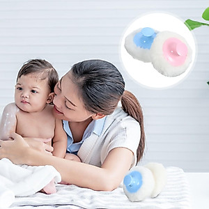 Powder Puff Body Powder Puff with Handle 4PCS