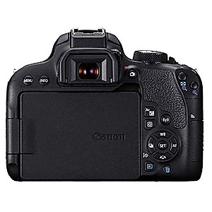 Canon EOS 800D / Rebel T7i DSLR Camera w/Canon EF-S 18-55mm F/4-5.6 is STM Zoom Lens + Case + 32GB SD Card (15pc Bundle) (Renewed)
