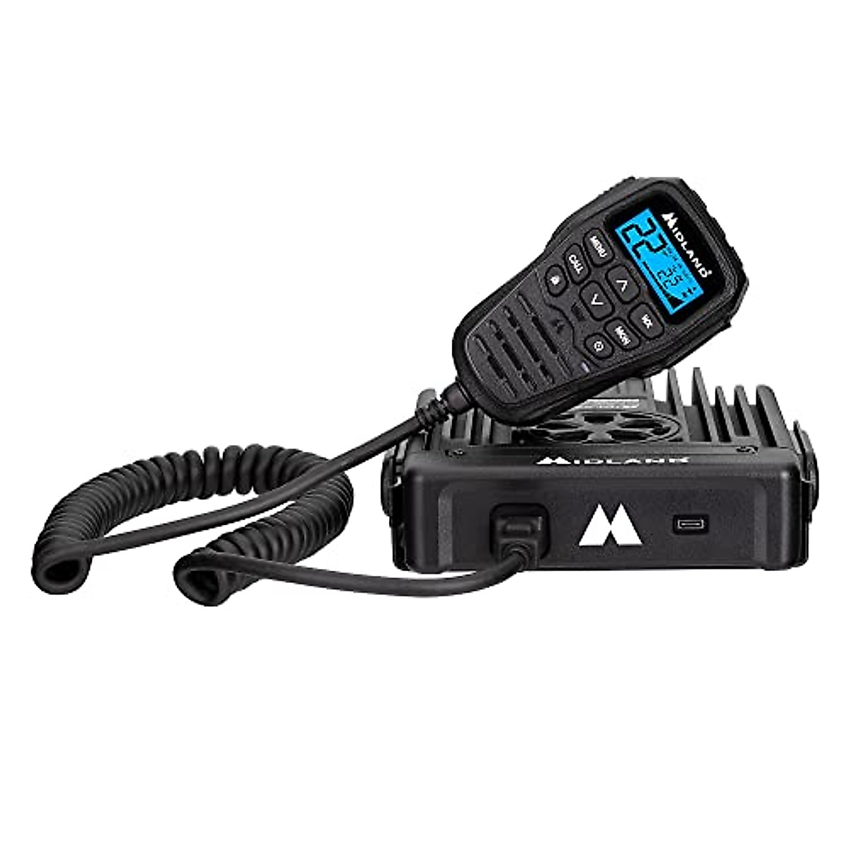 Midland - MXT575 Micromobile - 50 Watt GMRS Radio - Two Way Radio - NOAA Weather Scan & Alert - 15 High Power GMRS Channels - Fully Integrated Control Mic