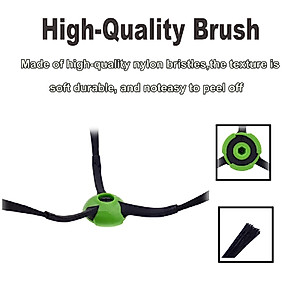 Dhoua 10 Packs Replacement Side Brushes Compatible with iRobot Roomba e, i, & j Series E5, E6, i1, i1+, i3, i3+, i4, i4+, i6, i6+, i7, i7+, i8, i8+, j7, j7+ Plus, Combo j7+，Robot Vacuums