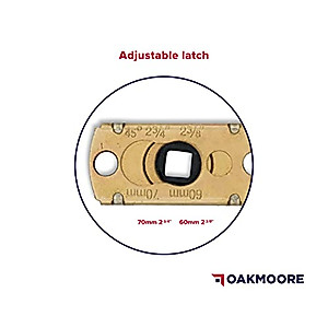 Commercial Grade Bathroom Door Lock with Occupancy Indicator - See Occupied Vacancy or Engaged Status On Public Restroom Toilet - with Deadbolt Locks