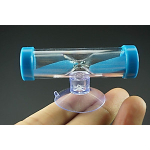 Pmsanzay Sand Timer 2 Pack, Sageme Hourglass Timer Sandglass Hourglass Sand Clock 3 Minutes, for Kids Tooth Brushing Shower Timer Suction Cup Count Down Classroom, Kitchen, Games, Home Office