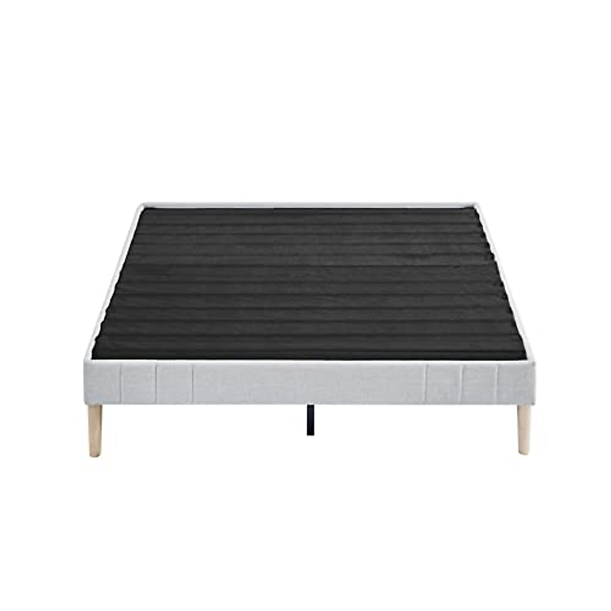 DeCoro Eternity Soft Grey Upholstered Bed Frame, California King Size