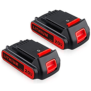 3000mAh 20V Replacement for Black and Decker Battery LBXR20 Max Lithium ion LB20 LBX20 LST220 LBXR2020-OPE LBXR20B-2 LB2X4020,2-Pack