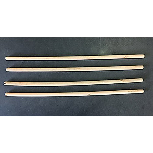 Mcage Lot of 4 Bird Cage 18 Inch Wood Perches