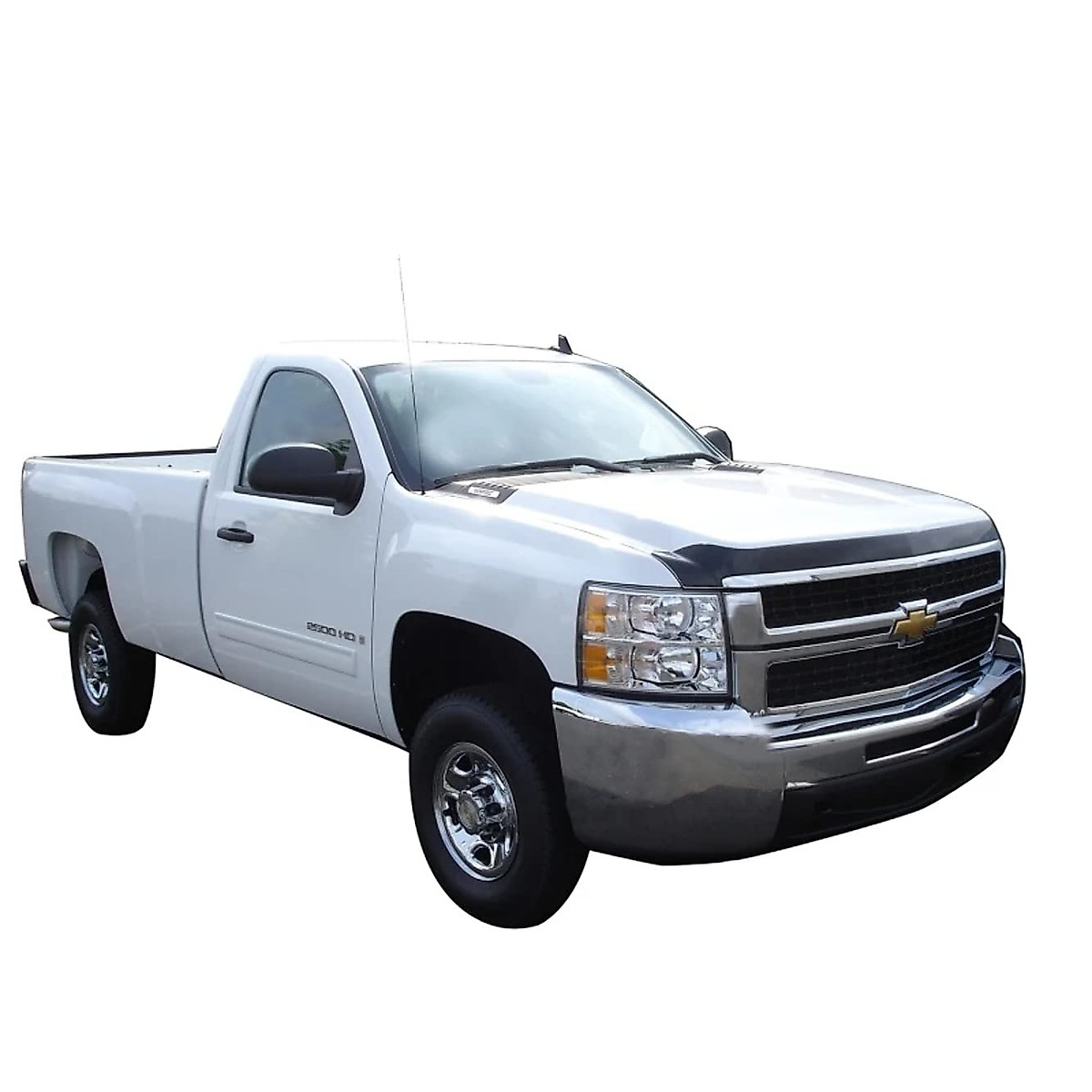 Auto Ventshade (AVS) 322005 Aeroskin Flush Mount Dark Smoke Hood Protector for 2007-2010 Chevrolet Silverado 2500HD, 3500HD