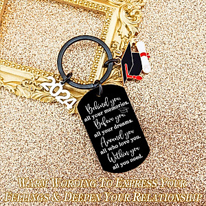 2024 Graduation Gifts for Boys Girls Him Her Class of 2024 Gift Keychain Bulk For College Seniors Guys Women Men Masters High School Student Presents for Nursing Law Female Male from Best Friend