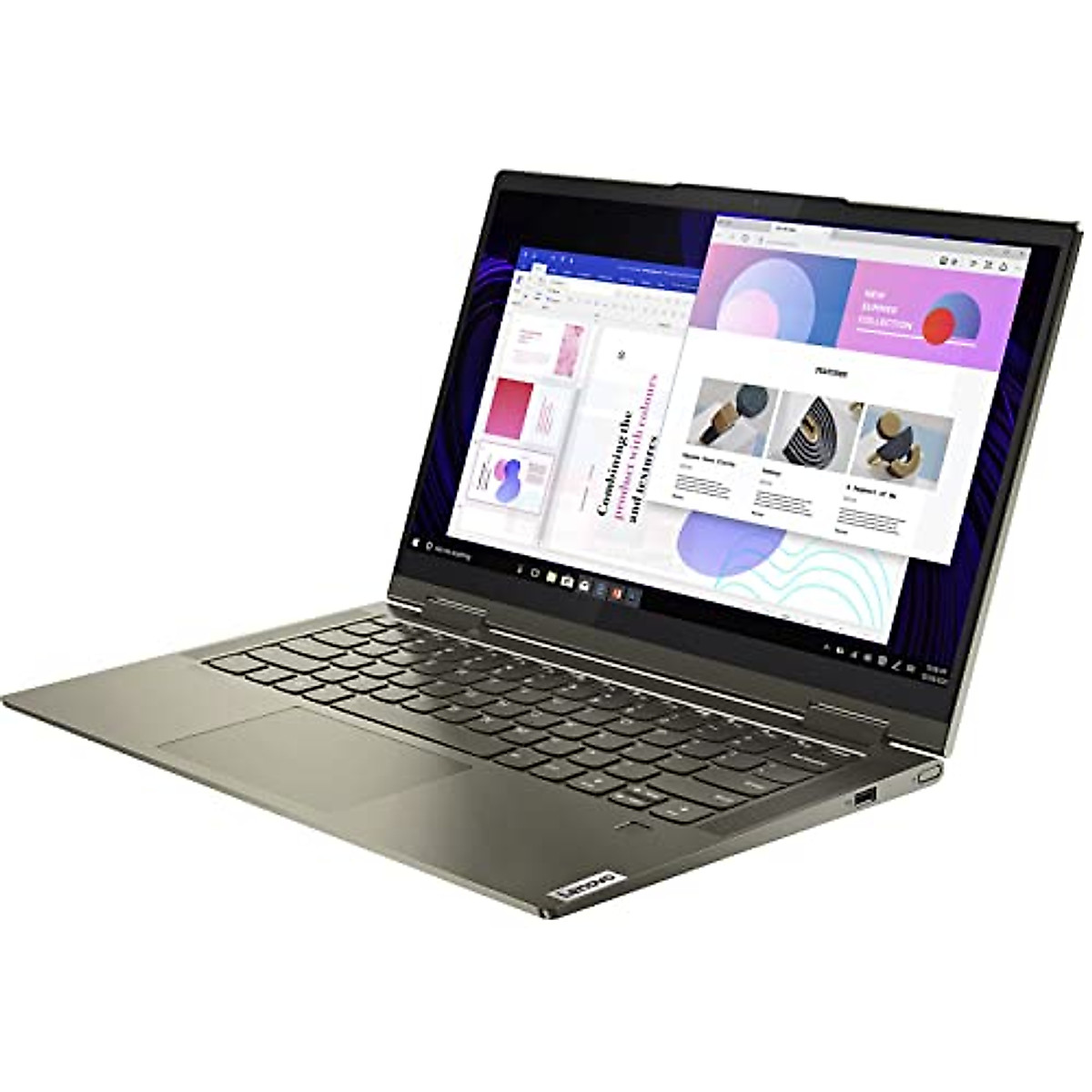 Lenovo - Yoga 7i 2-in-1 14" Touch Screen Laptop - Intel Evo Platform Core i5 - 12GB Memory - 512GB Solid State Drive - Dark Moss