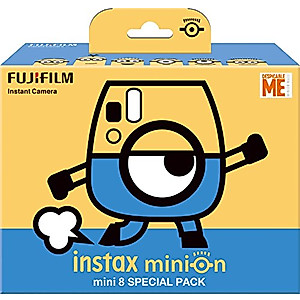 Fujifilm Instax Mini 8 Minion Instant Photos Film Camera (Japan Import)