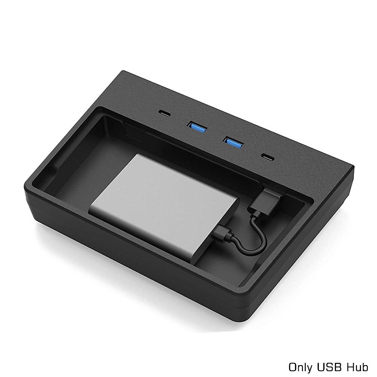 CALIDAKA 5 in 1 Ports Tesl-a Model 3 Model Y USB Hub, Dashcam and Sentrys Mode Viewer USB-C Hub Dongle USB Tesl-a M 3 My Accessories, Custom Designed for Tesl-a Model 3/Y 2020 June Produce