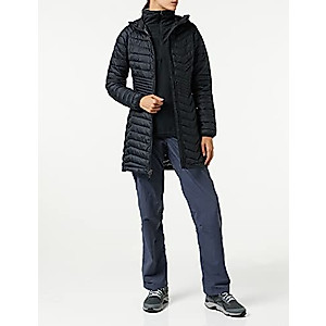 Columbia Women’s Powder Lite Mid Jacket, Winter, Water Repellent, Black,Large