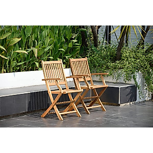 Amazonia Greenville 9 Piece Teak Double Extendable Oval Dining Set