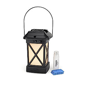 Thermacell Mosquito Repellent Refills & Cambridge Mosquito Repellent Patio Shield Lantern; 15-Foot Zone of Protection Effectively Repels Mosquitoes; Black, 4.7 x 5 x 7.1 Inch