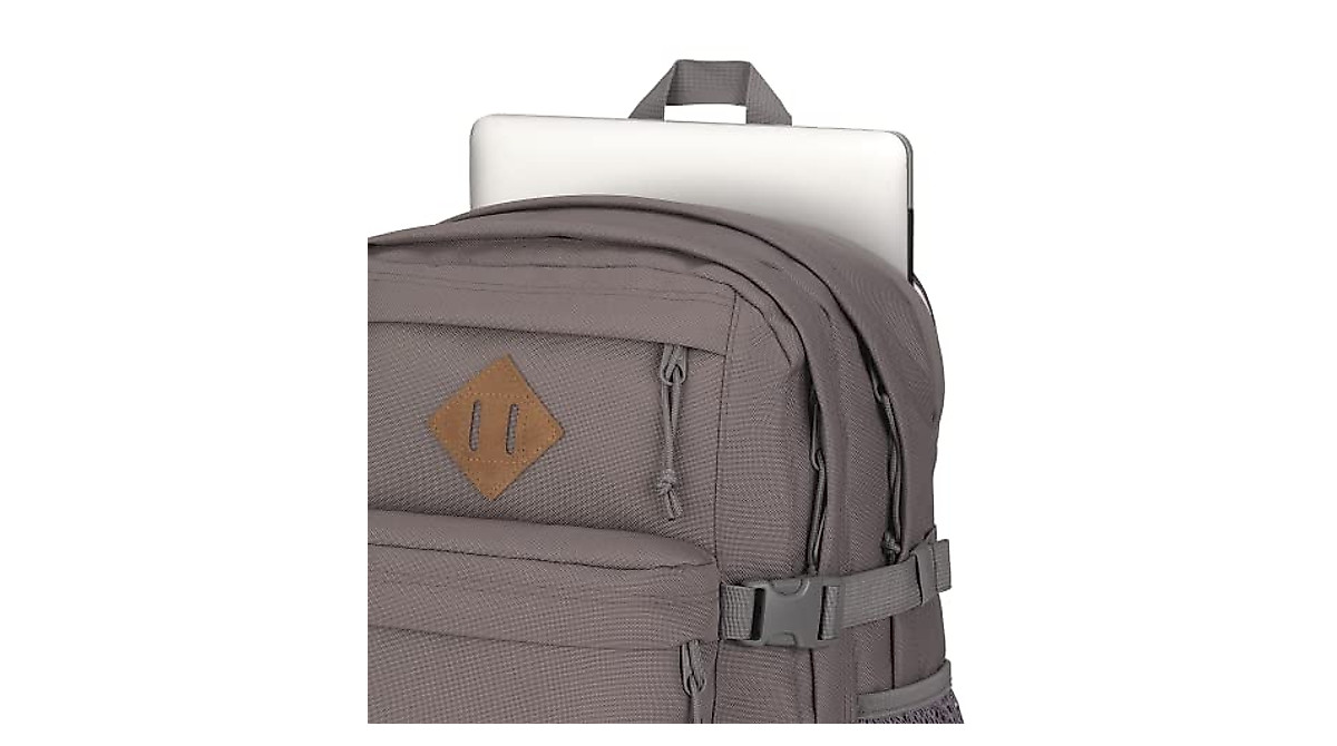 JanSport Main Campus FX - Durable Grey Backpack