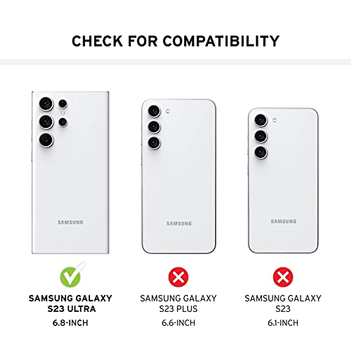 URBAN ARMOR GEAR UAG Designed for Samsung Galaxy S23 Ultra Case 6.8" Monarch Pro Kevlar Black - Premium Rugged Heavy Duty Shockproof Protective Cover Compatible with Magnetic Charging