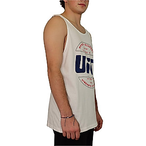 Reebok Mens Las Vegas, NV 1993 Tank Top, White, Small