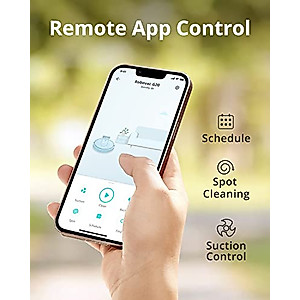 eufy by Anker, RoboVac G20, 2500 Pa Strong Suction, Dynamic Navigation, Voice Control, Ultra-Slim, App, Robot Vacuum, Compatible with Alexa, Ideal for Hard Floors and Pet Hair