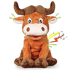 PUHOHUN Squeaky Dog Toys Dog Plush Toy for Large Chewers Dog Toys with Crinkle Paper and Squeaker Tug of War Dog Toys