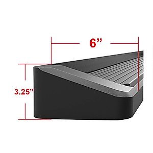 APS Running Boards (Nerf Bars Side Steps Bars) Compatible with Jeep Wrangler JL 2018-2024 2-Door (Factory sidesteps or Rock Rails Have to be Removed) (Black Powder Coated Running Board Style)