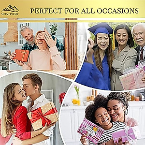 Montplisse White Gold Crinkle Paper | 1LB Blended Crinkle Cut Paper Shred Filler | Shredded Paper for Gift Baskets | Shred Filler for Gift Baskets | Paper for Gift Box Stuffing & Basket Filler