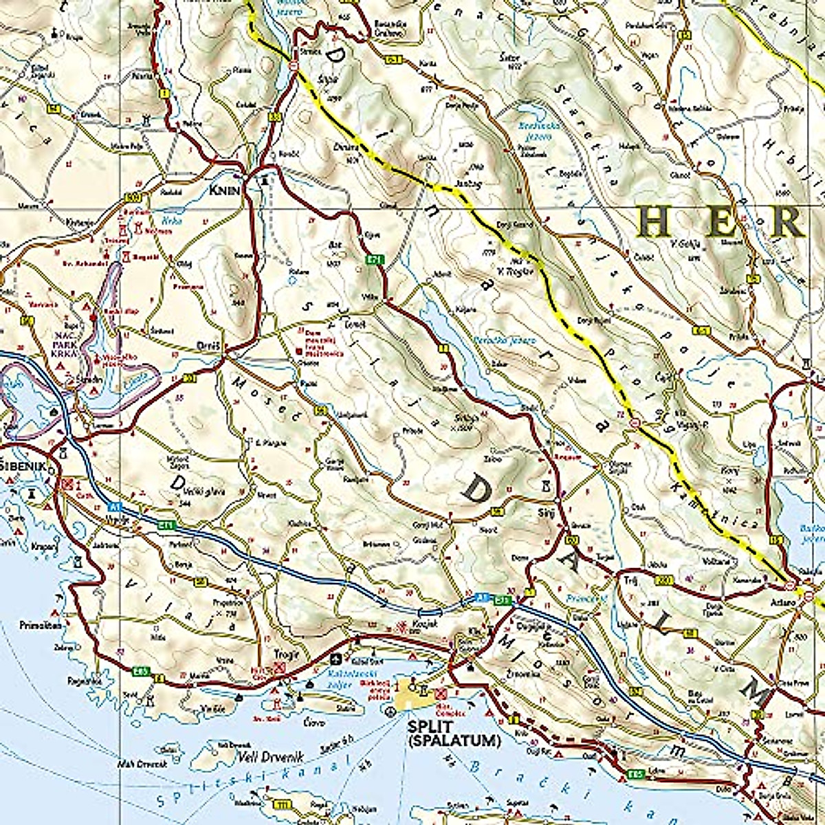 Croatia Map (National Geographic Adventure Map, 3324)
