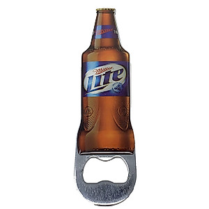 Official Miller Lite Bottle Opener Metal 7" Long