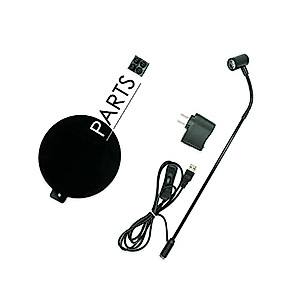 HIRO AQUATICS Mini Terrarium Aquarium Black Spotlight for Potted Plants, Betta Fishes, Bottle Jars, Displays, Indoor Plant, Succulents, Air Plants