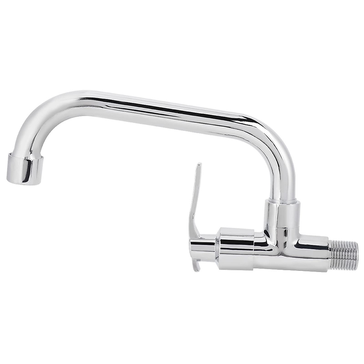 G1/2in Wall Mounted Single Cold Water Tap, Kitchen Tap Sink Water Faucet for Home Kitchen Use(LQ-3092 25cm)