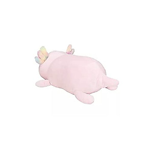 Squishmallows Official Kellytoy Laying Hug Mees Squishy Stuffed Toy Animal Many to Choose (16 Inch, Archie Axolotl)