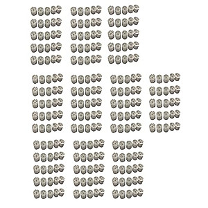 Baosity B 300 PCS Colored Hanger Sizer Garment Markers (Blank) Color Size Clips, White