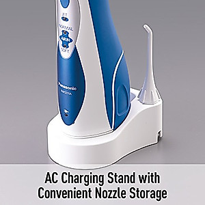 Panasonic Cordless Water Flosser, 3 Speed Pressure Settings Oral Irrigator, Washable, Rechargeable Portable For Travel And Home - EW2A