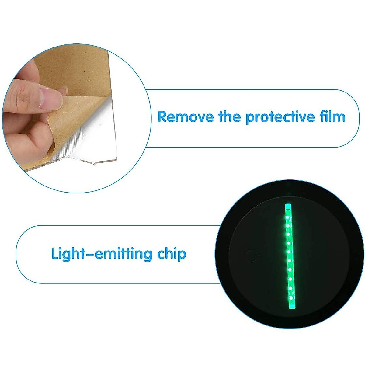 Z ZILLION CRAFT Night Light for Kids Bedroom. Remote Control Multi Color Mode 3D illusional lamp. Best Gift for Kids Birthday, Christmas. Easy use with USB Charging.