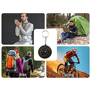 Anlising 5PCS Portable Muslim Prayer Mat, Muslim Travel Prayer Mat with Compass,Pocket Prayer Mat,Islamic Prayer Mat,Portable Foldable Prayer Rug,Muslim Prayer Mat,Islamic Pocket Prayer Rug(5 Colors)